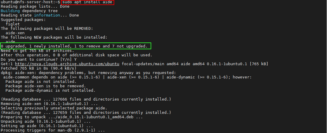How to install AIDE on Ubuntu 22.04 - Real Time Cloud Services LLC