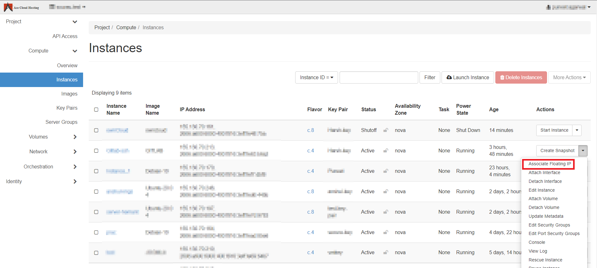 How to assign floating IP? - Real Time Cloud Services LLC