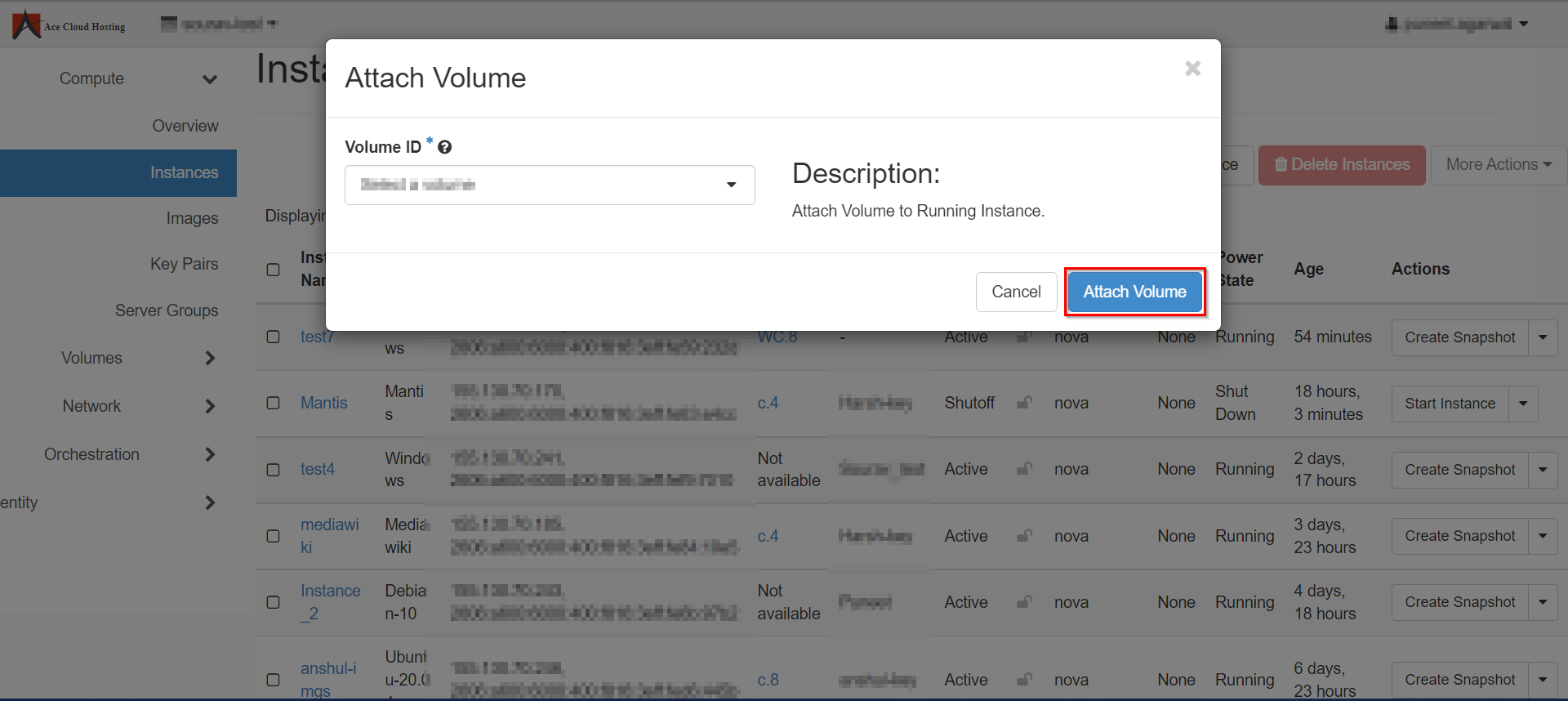 How to attach volume ? - Real Time Cloud Services LLC