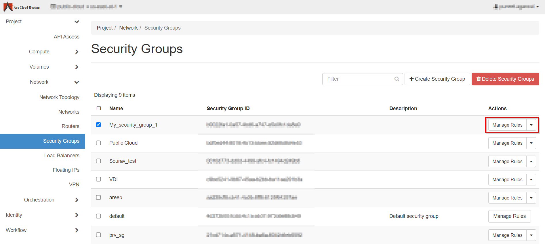 How Can I Edit A Security Group Real Time Cloud Services Llc
