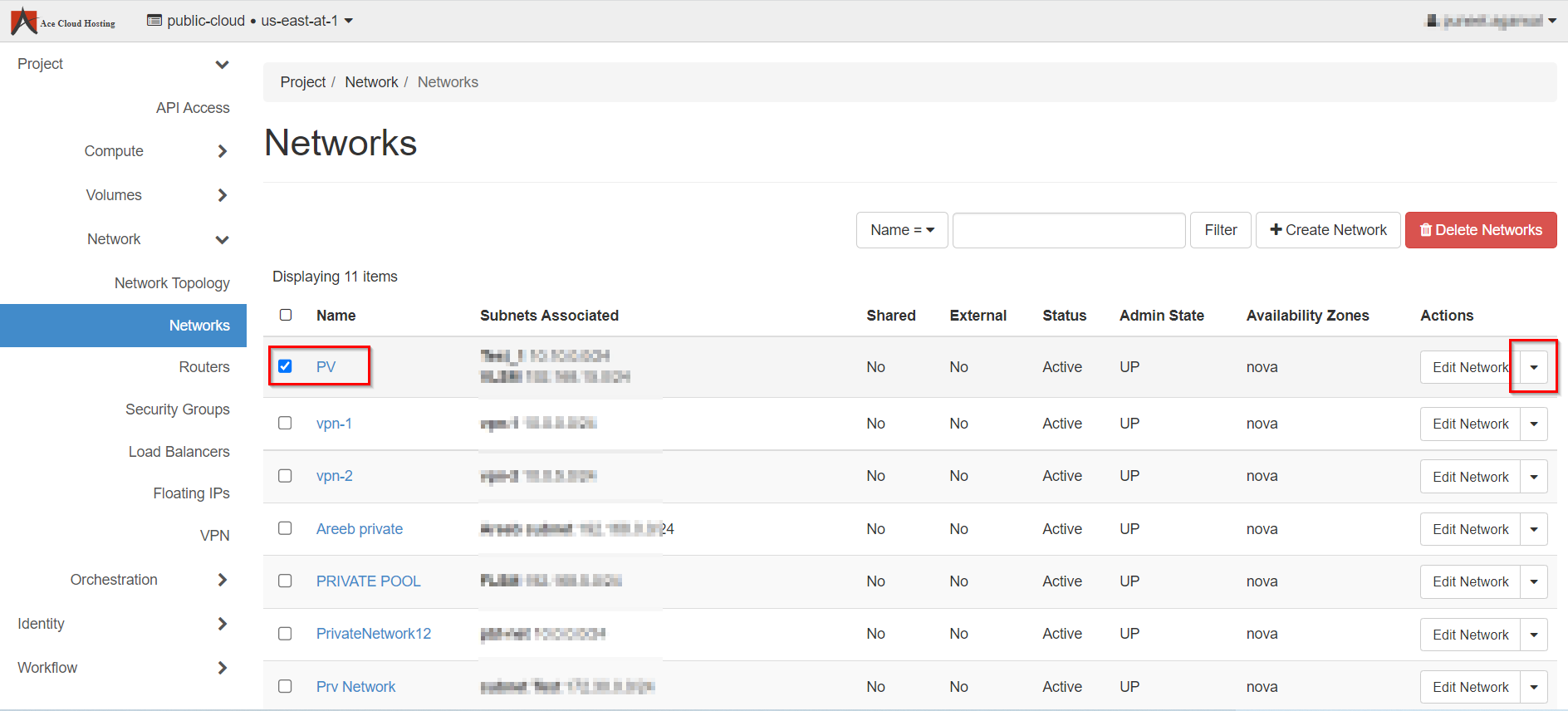 How To Add A Subnet To A Existing Private Network Real Time Cloud