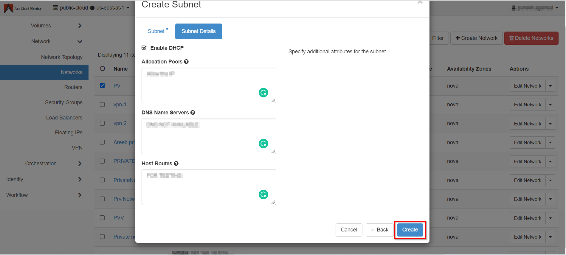 How To Add A Subnet To A Existing Private Network Real Time Cloud