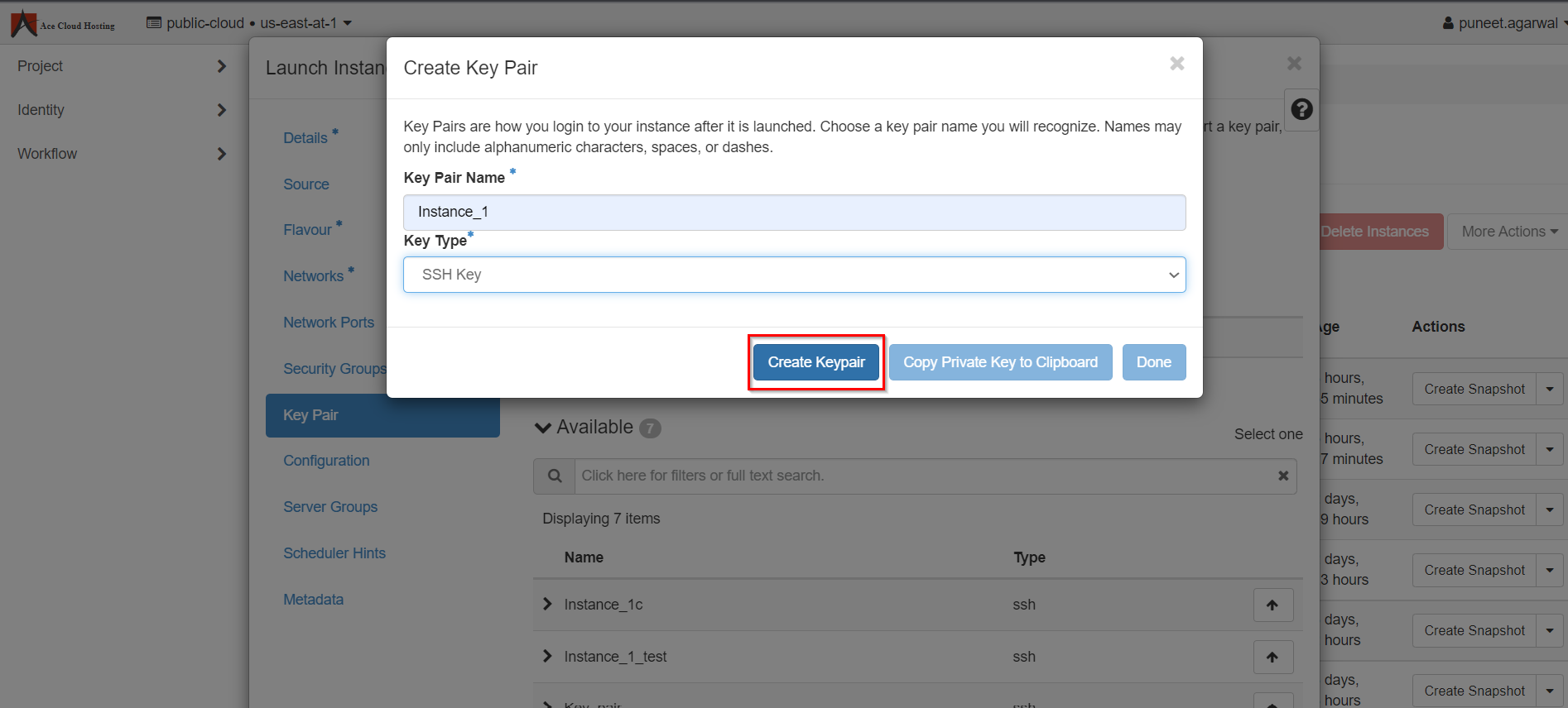 How To Save A Key Pair Real Time Cloud Services Llc